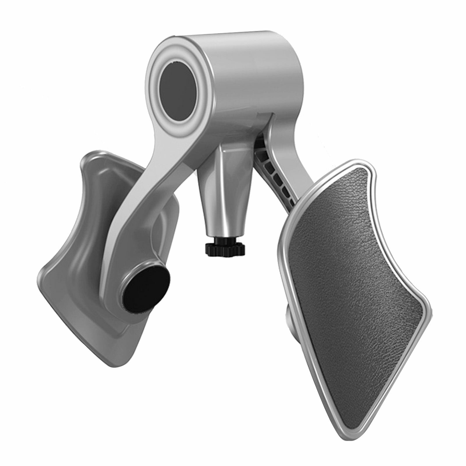 Тренажер для внутренней части бедра EVA, противоскользящий тренажер для бедер из полипропилена и металла для фитнеса мужчин, серый