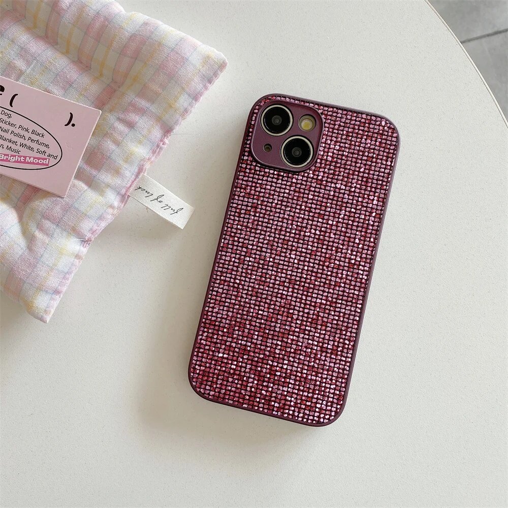 Кристальный чехол для iPhone XR, красный