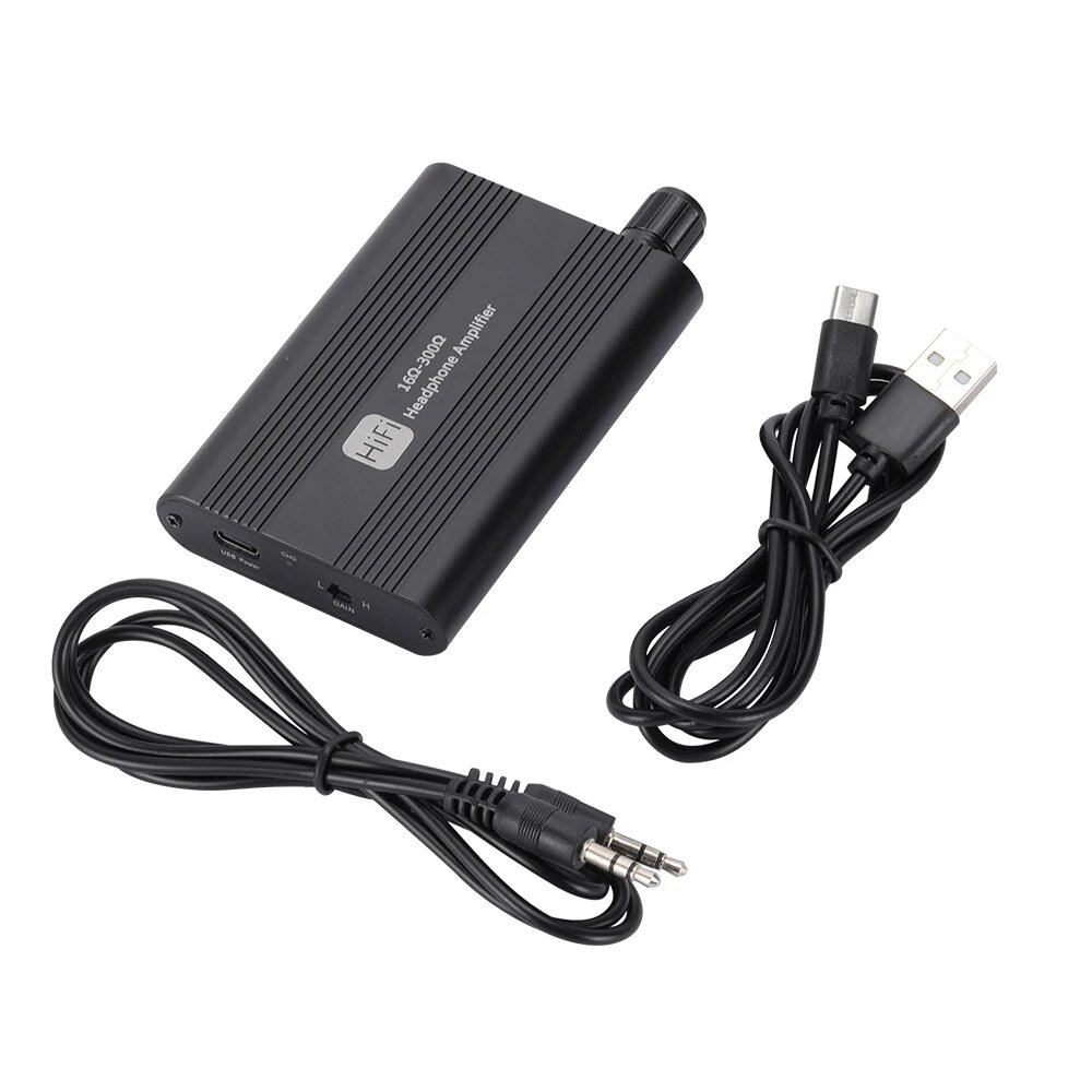 Портативный Hi-Fi усилитель для наушников AUX 3,5 мм