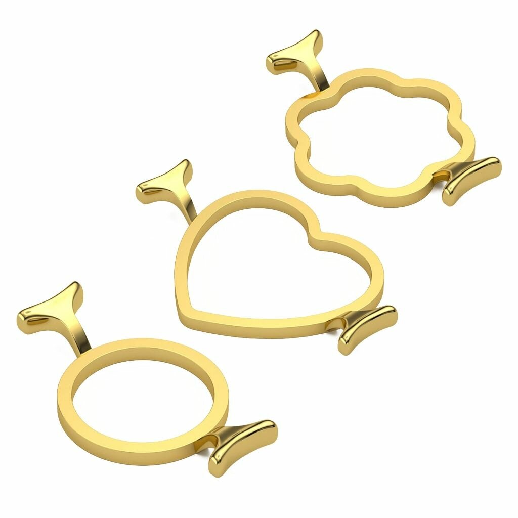 7/3 шт. металлические формы для сургучной печати штампа 1 дюйм, набор колец штампов с силиконовым ковриком, уплотнение