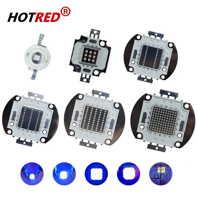 Светодиодная лампа UV 365-370nm 10W