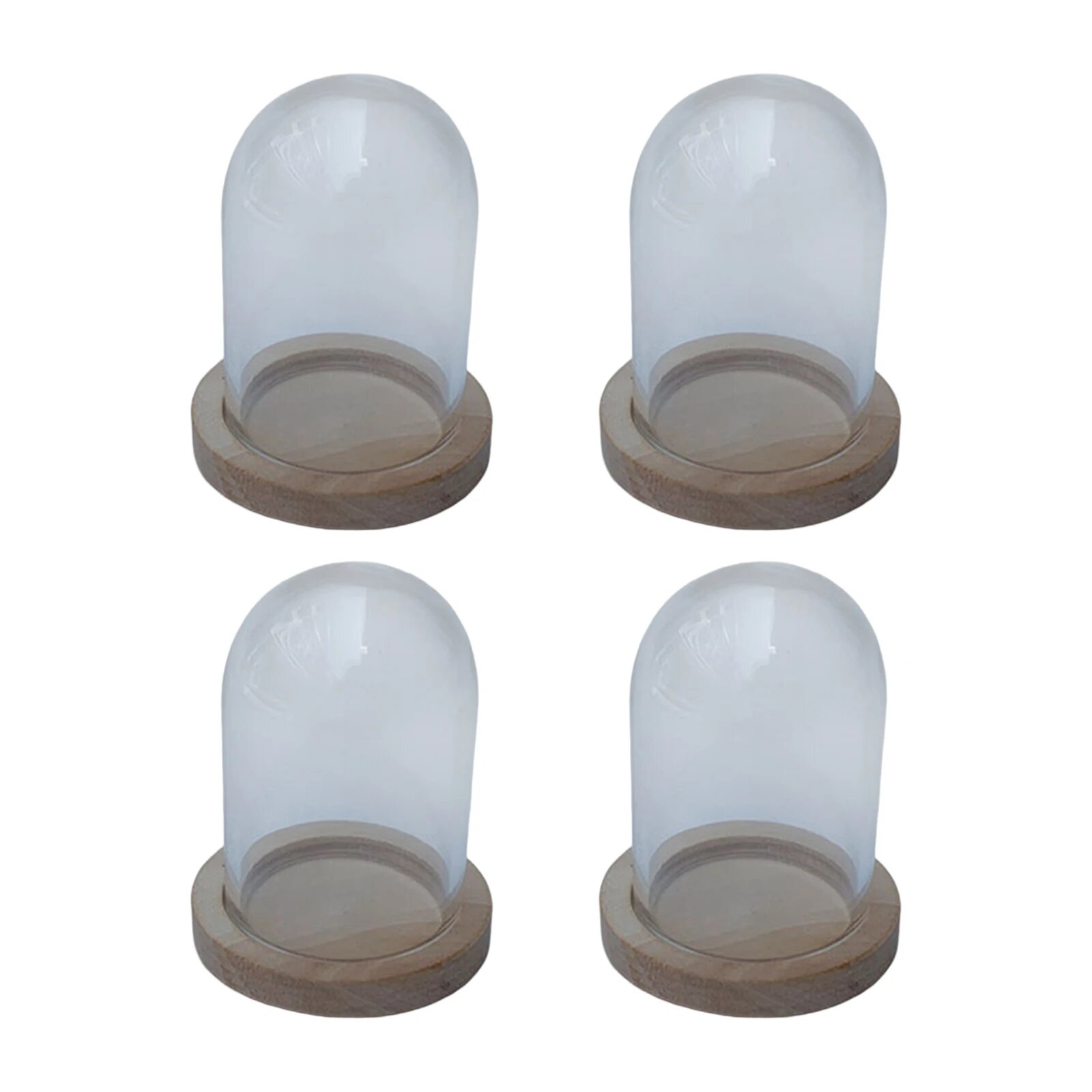 Стеклянные купола MagiDeal 4 шт. Белый, D Yellow