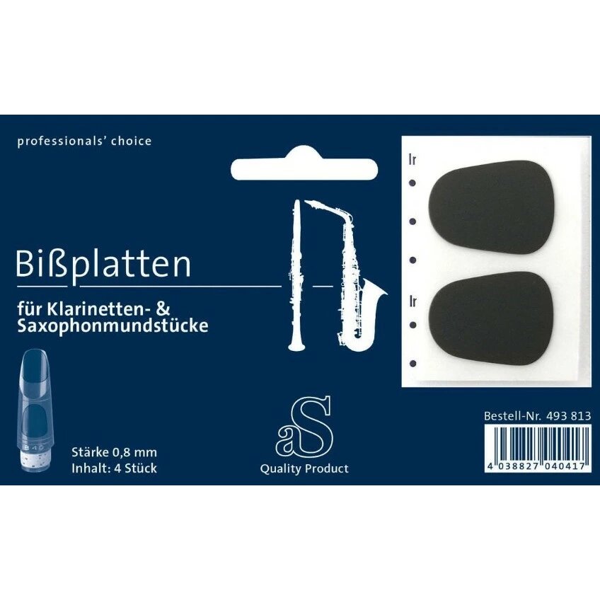 Наклейка на мундштук, кларнет/ саксофон Arnolds&Sons MPC. CUSH/ 4BL/ 0.8