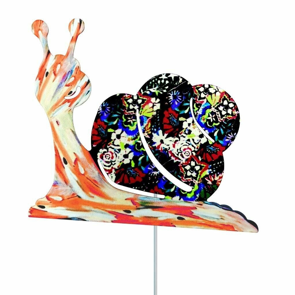 17-дюймовые Садовые колья, Декор в виде улиток, Уличные украшения, Дорожка, Подставка для цветочного горшка