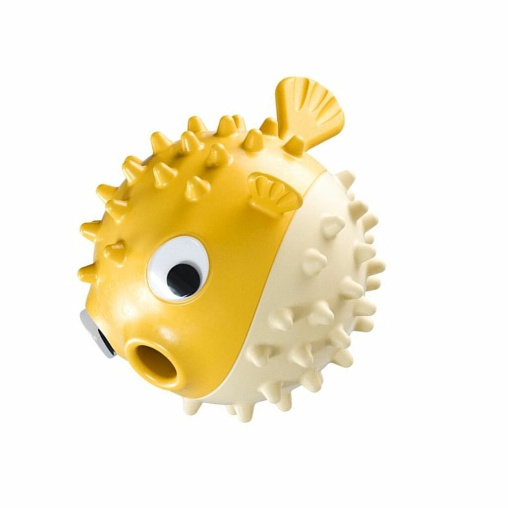 Игрушка для Кусания рыбы фугу-Желтый