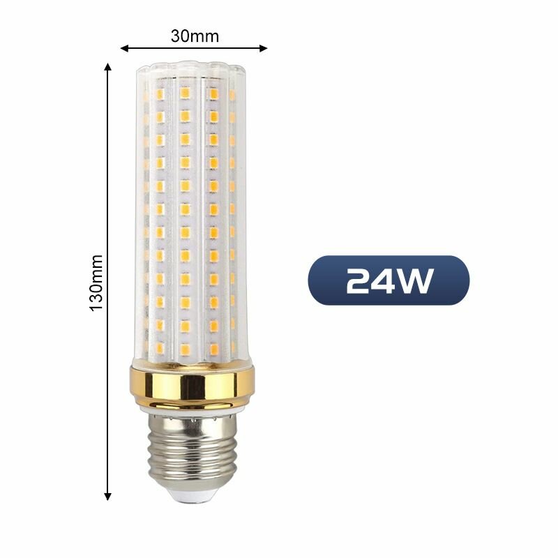 Лампочка, Цоколь: E27, 24 Вт, Светодиодная, 1 шт.