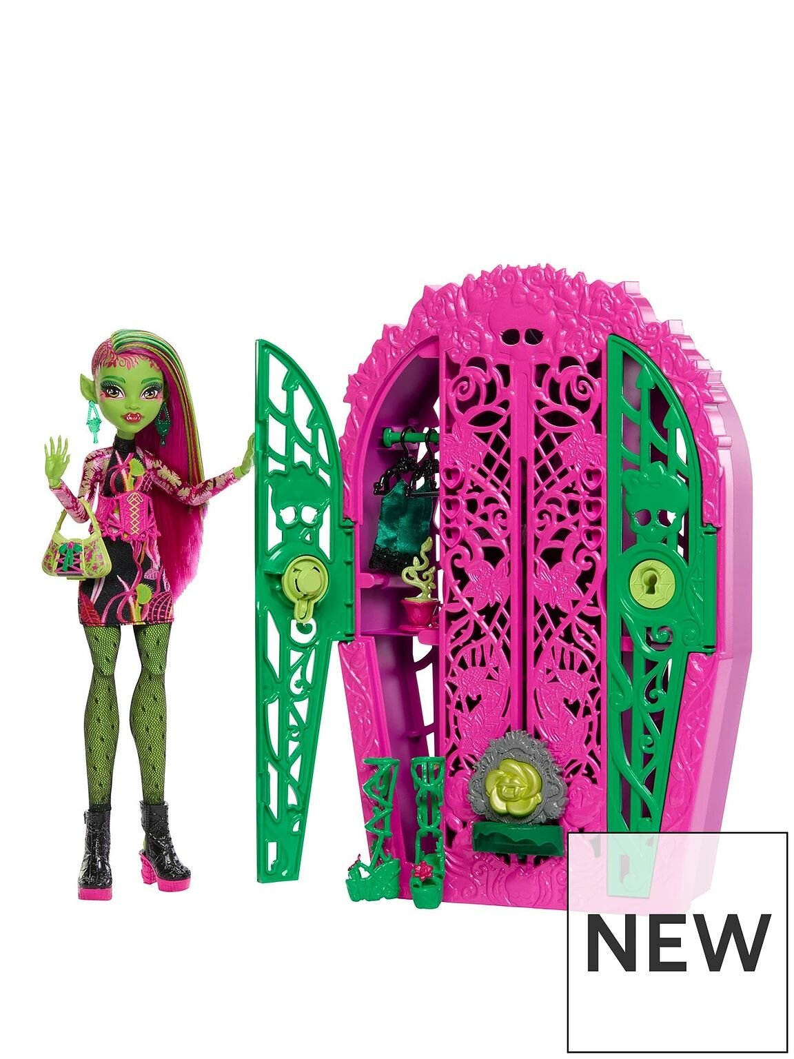 Monster High Кукла Винус МакФлайтрап Skulltimate Secrets: Garden Mysteries Doll Venus McFlytrap