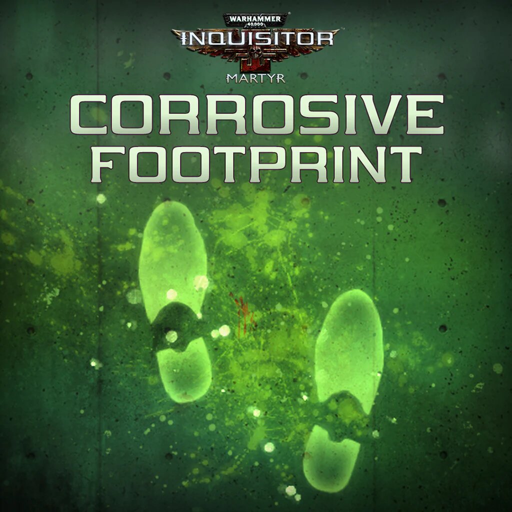 Дополнение Warhammer 40,000: Inquisitor - Martyr | Corrosive Footprints, цифровое издание PlayStation 4, регион Турция / код пополнения баланса