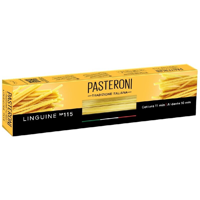 Макаронные изделия PASTERONI LINGUINE №115 / Лингвини /картон/ 400г