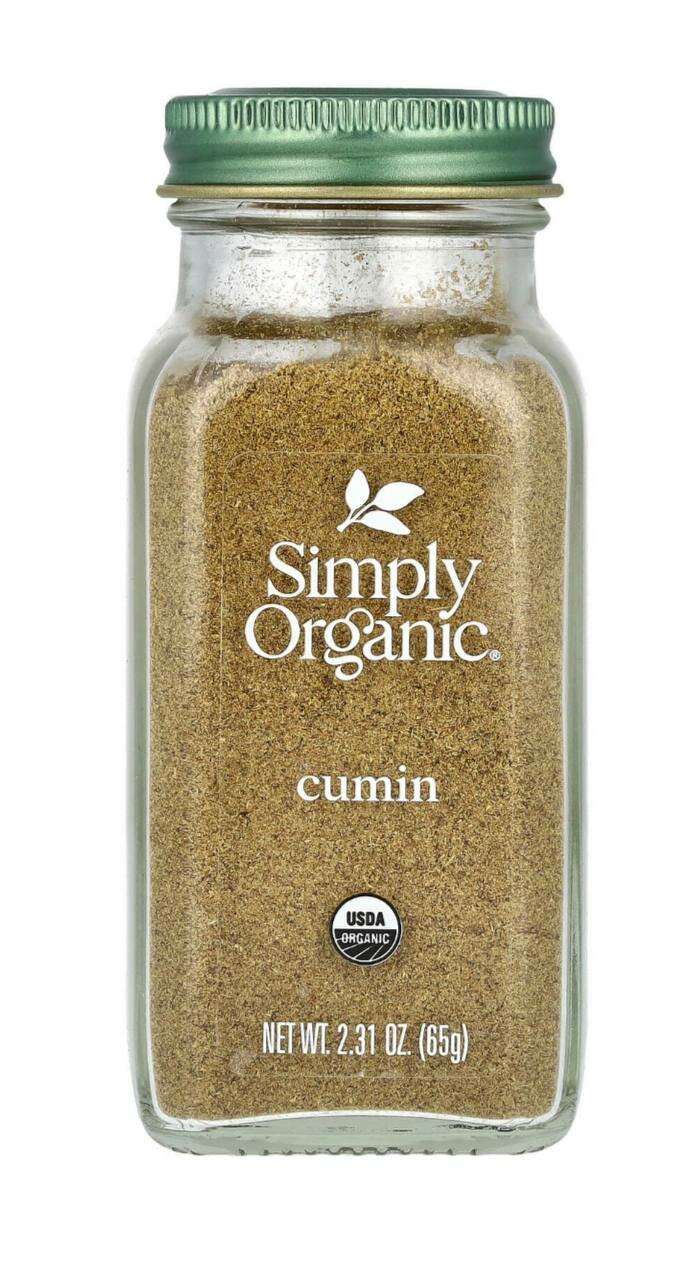Органический тмин Simply Organic, 65 г
