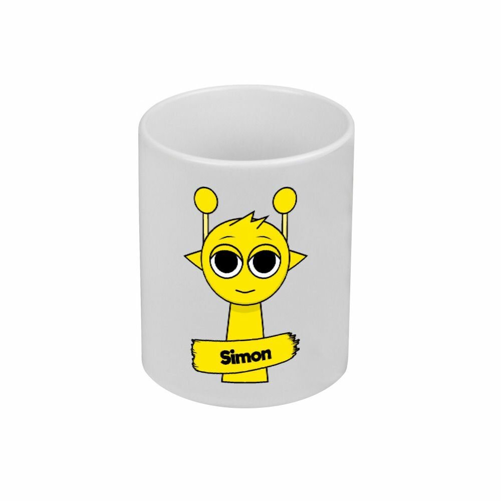 Кружка Спрунки Саймон желтый Игрушки Sprunki Simon