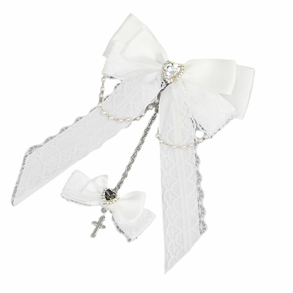 Заколка для волос в стиле аниме с бантом