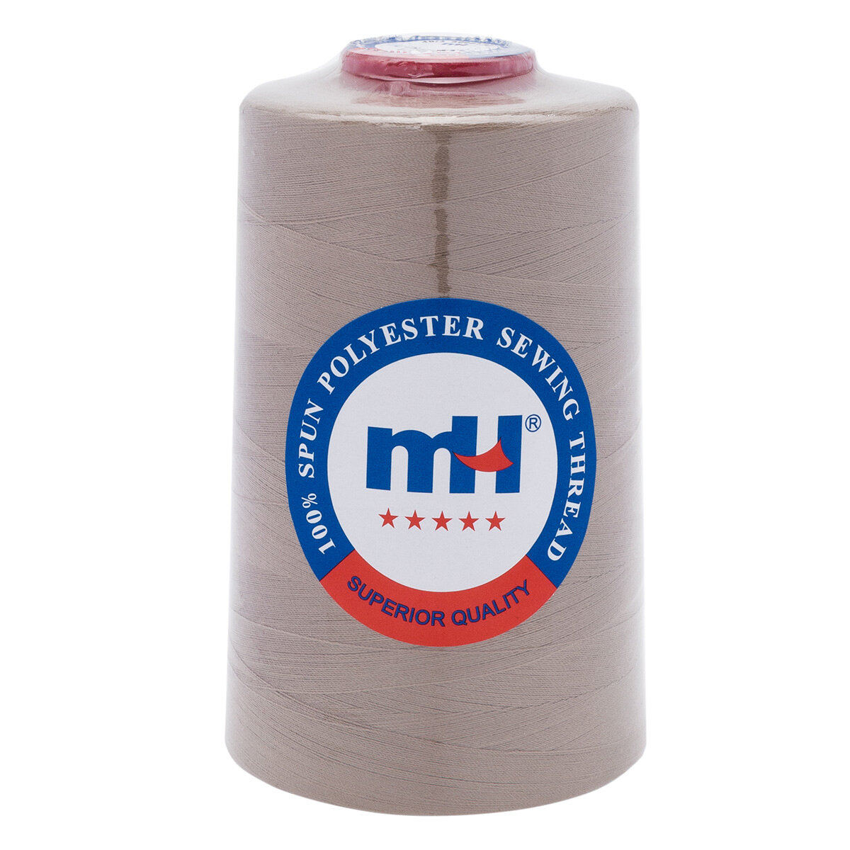 Нитки швейные №40/2, 4572 м (5000 ярдов), промышленные, mH EURON (1359 темно-бежевый)