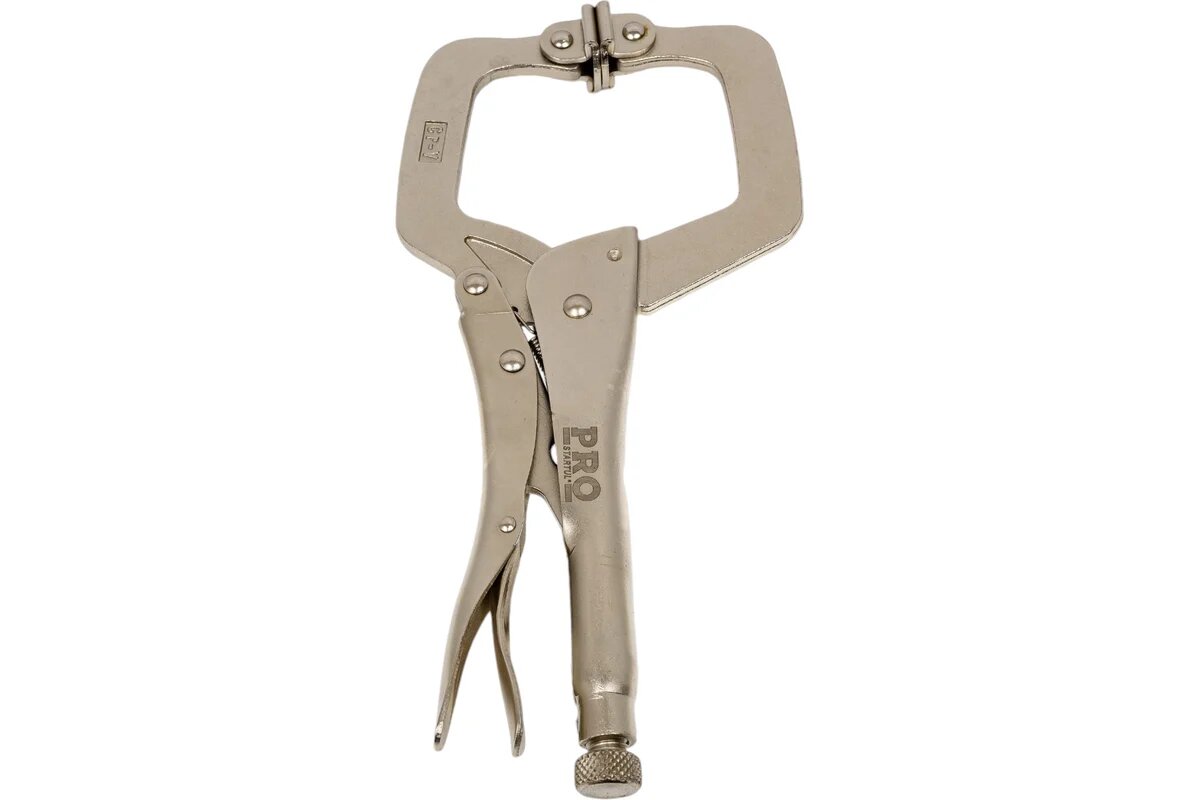 STARTUL зажим-струбцина с поворотными упорами, 280 мм, для фиксации труб, PRO-6056-01