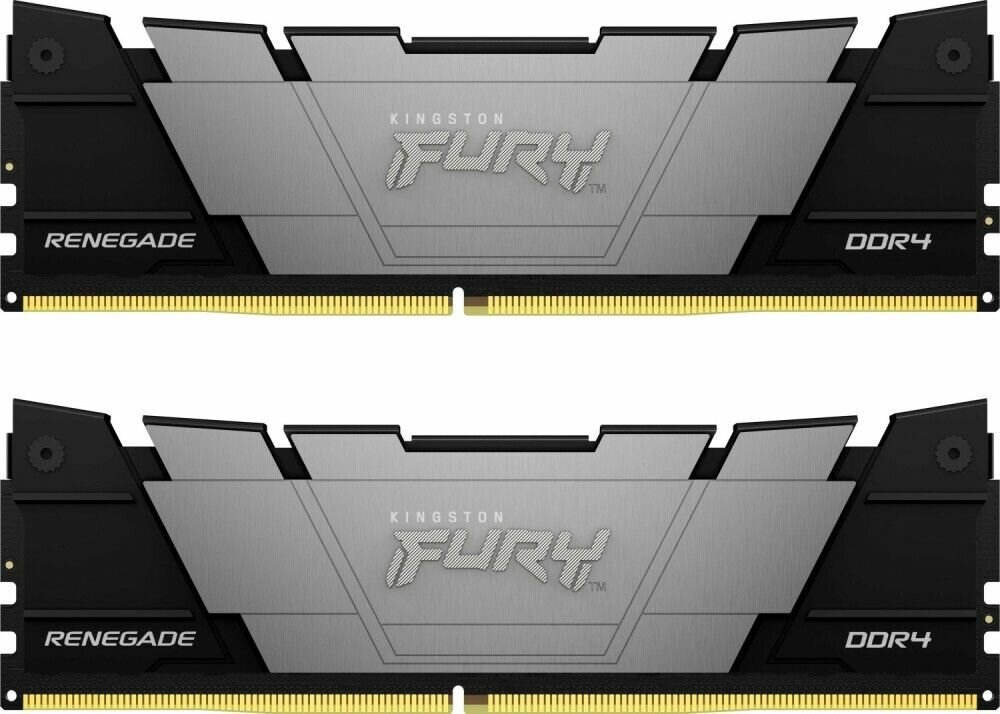 Оперативная память для компьютера Kingston Fury Renegade DIMM 16Gb DDR4 4800 MHz KF448C19RB2K2/16
