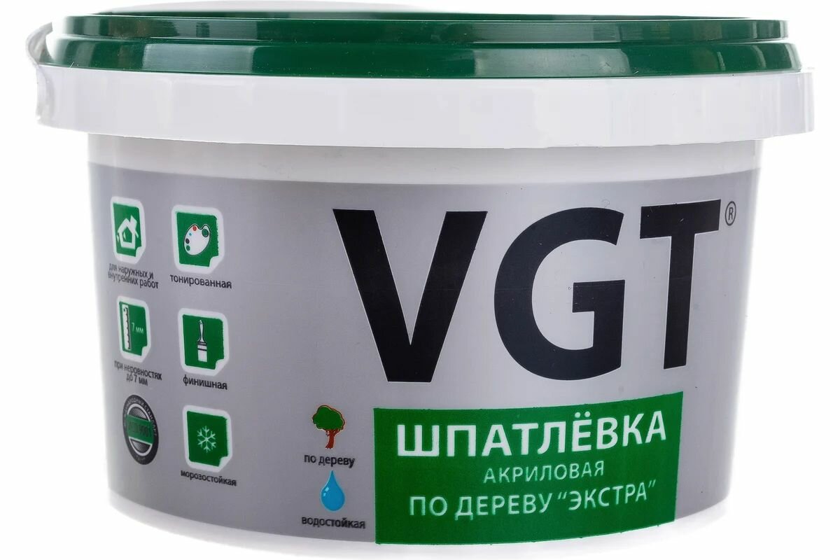 Шпаклевка по дереву Экстра Лиственница 1 кг VGT 11593639