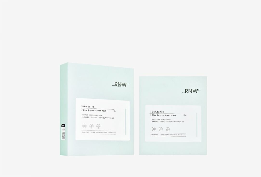 Набор тканевых масок для лица RNW DER. ESTHE Cica Source Sheet Mask 27 мл