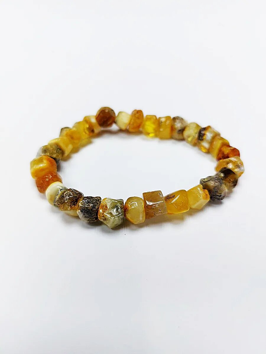 Браслет, янтарь