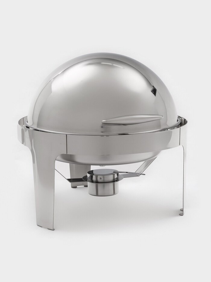 Мармит Hanna Knövel, 47×47×45 см, откидывающаяся крышка, круглый, нержавеющая сталь, серебристый