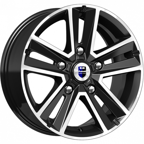 Диск КиК Арена 6.5x16 5x139,7 ET40 Dia98 алмаз черный