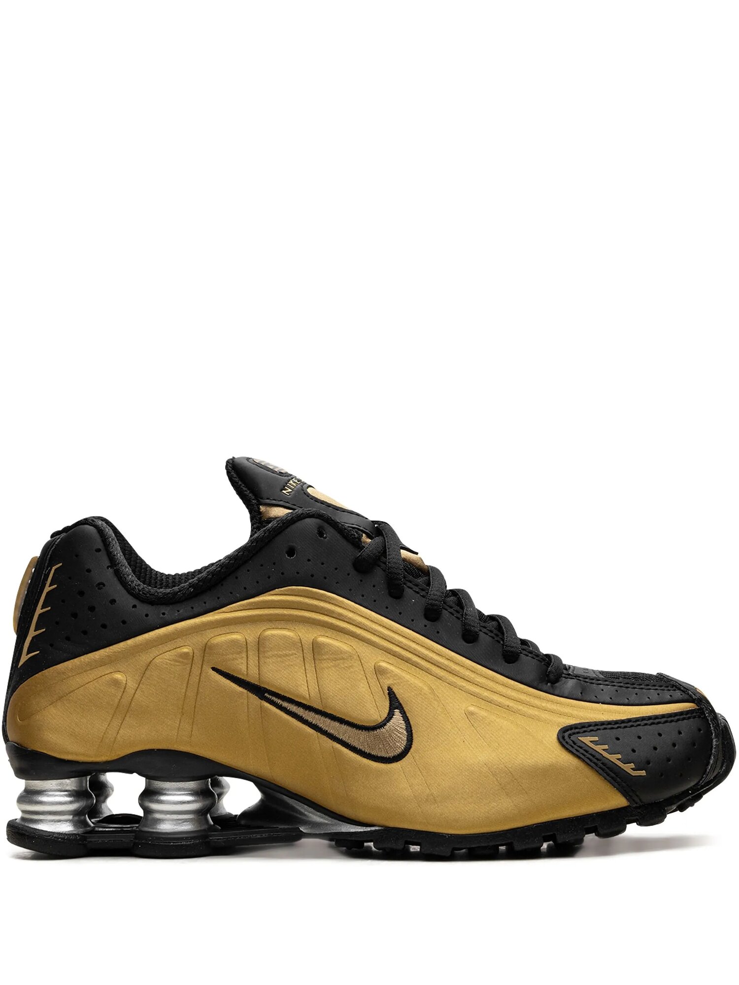 Кроссовки Shox R4 Black/Metallic Gold