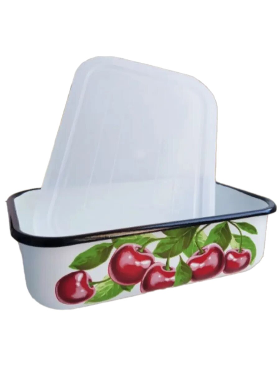 Блюдо для холодца с пластиковой крышкой 1,5л