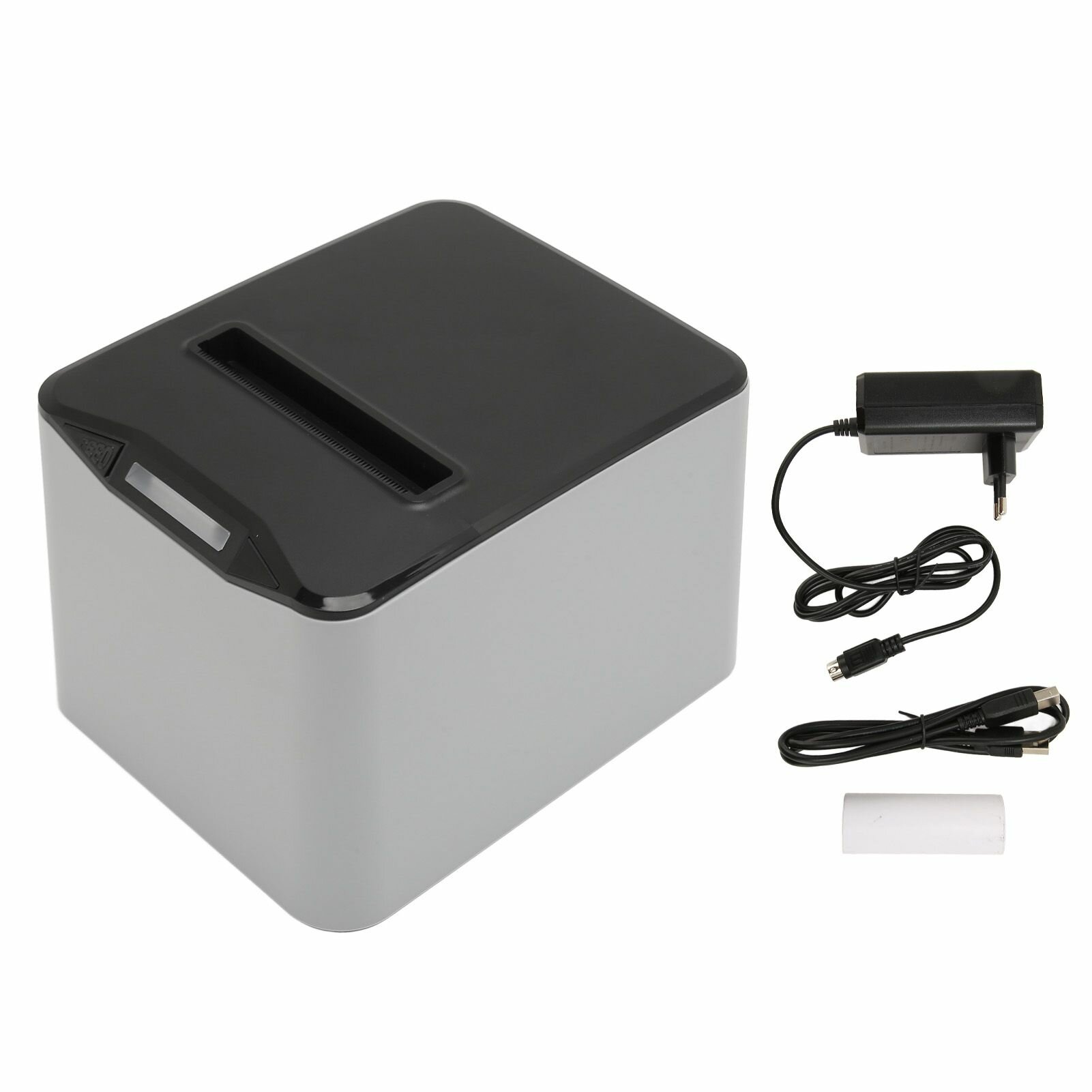 Термопринтер 80 мм, USB, автоотрез, POS, чеки, EU 100-240В