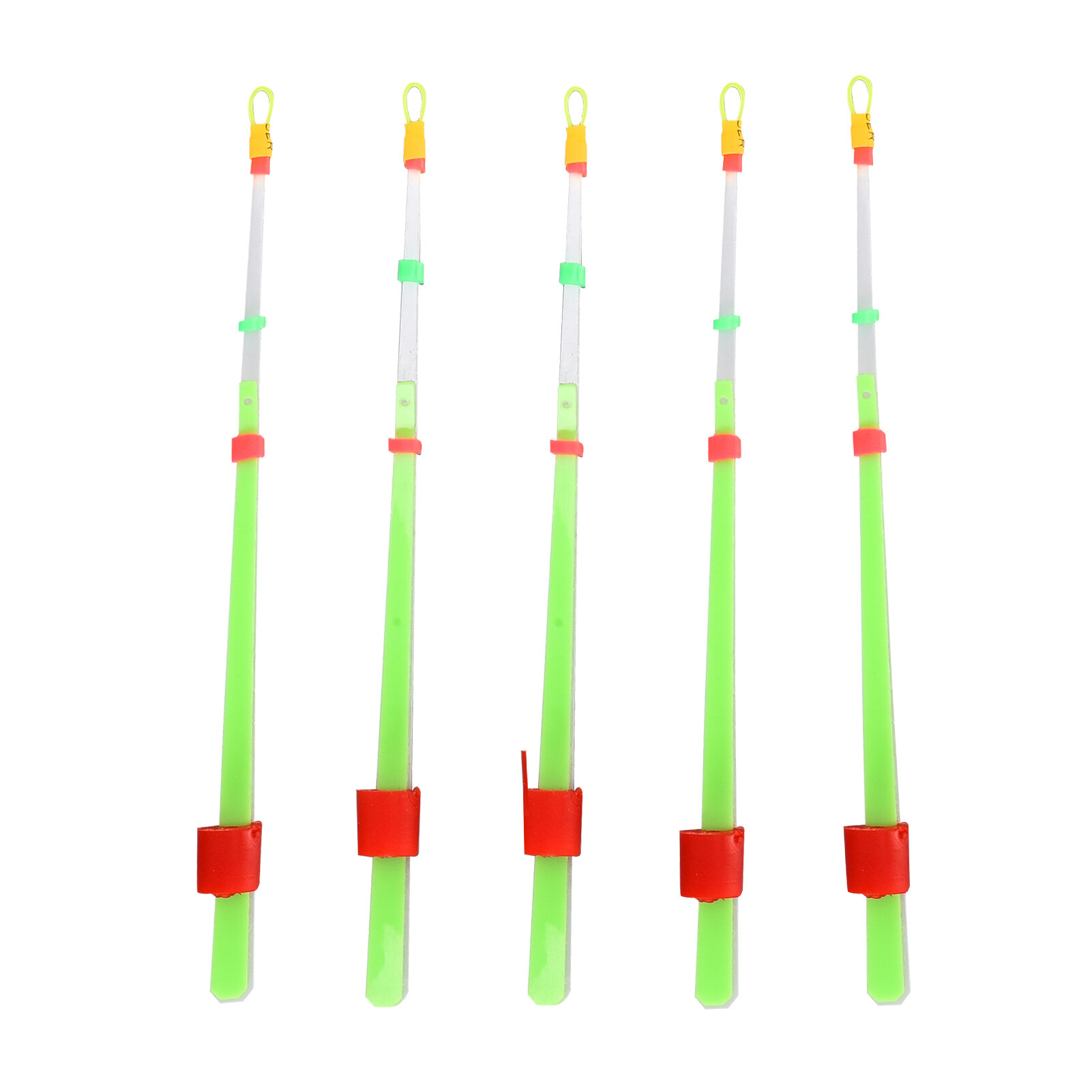 5pcs Mini Winter Ice Fishing Rod Top Tip Portable ABS Double Thicken Pole Accessories