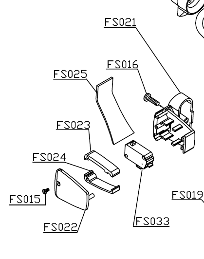 Крышка кнопки утюга Lelit FS022
