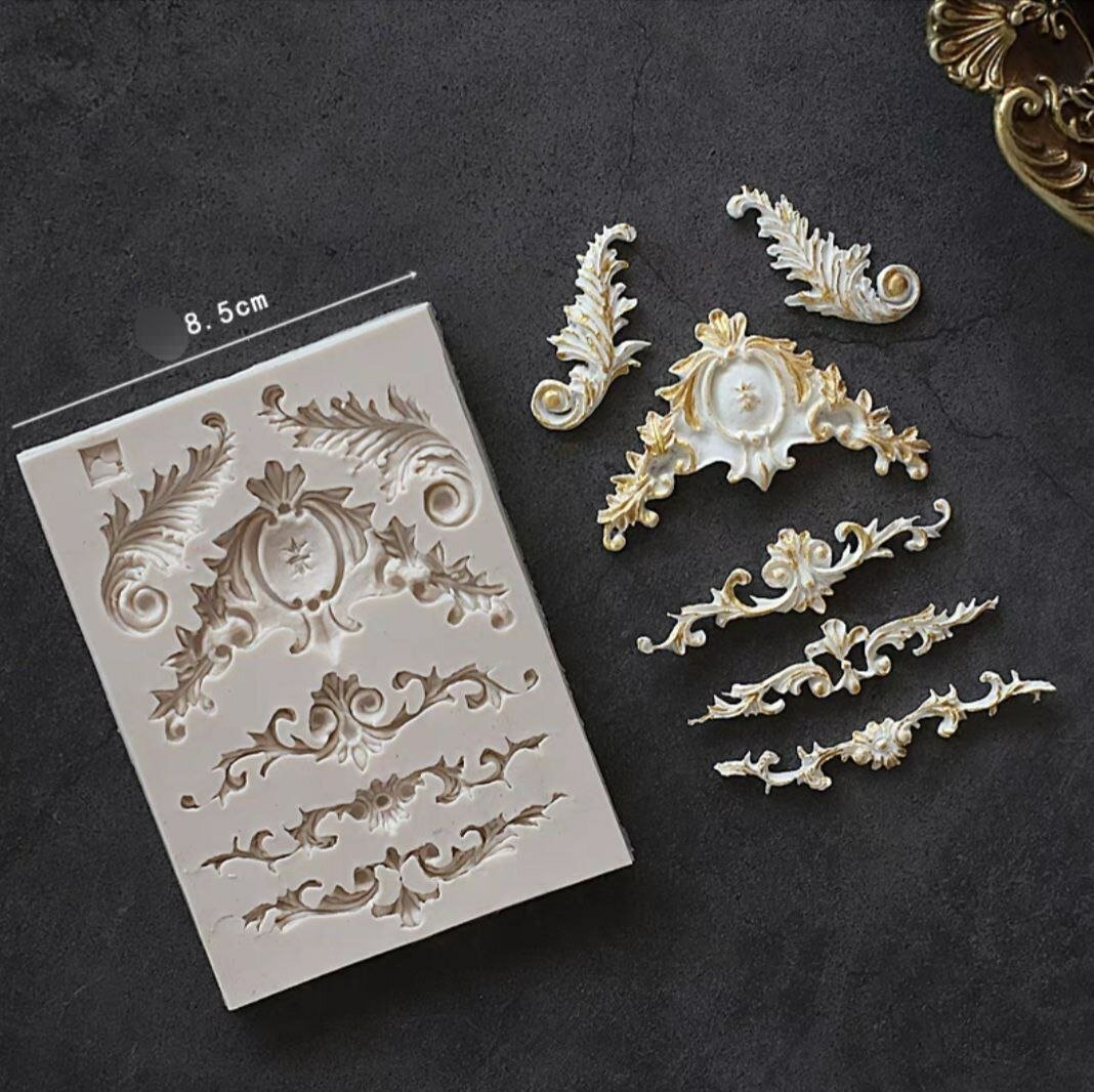 Молд силиконовый для творчества. Вензеля