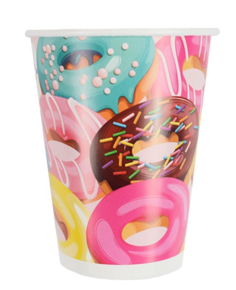 Набор стаканов "Пончики" 200 мл, 6 шт