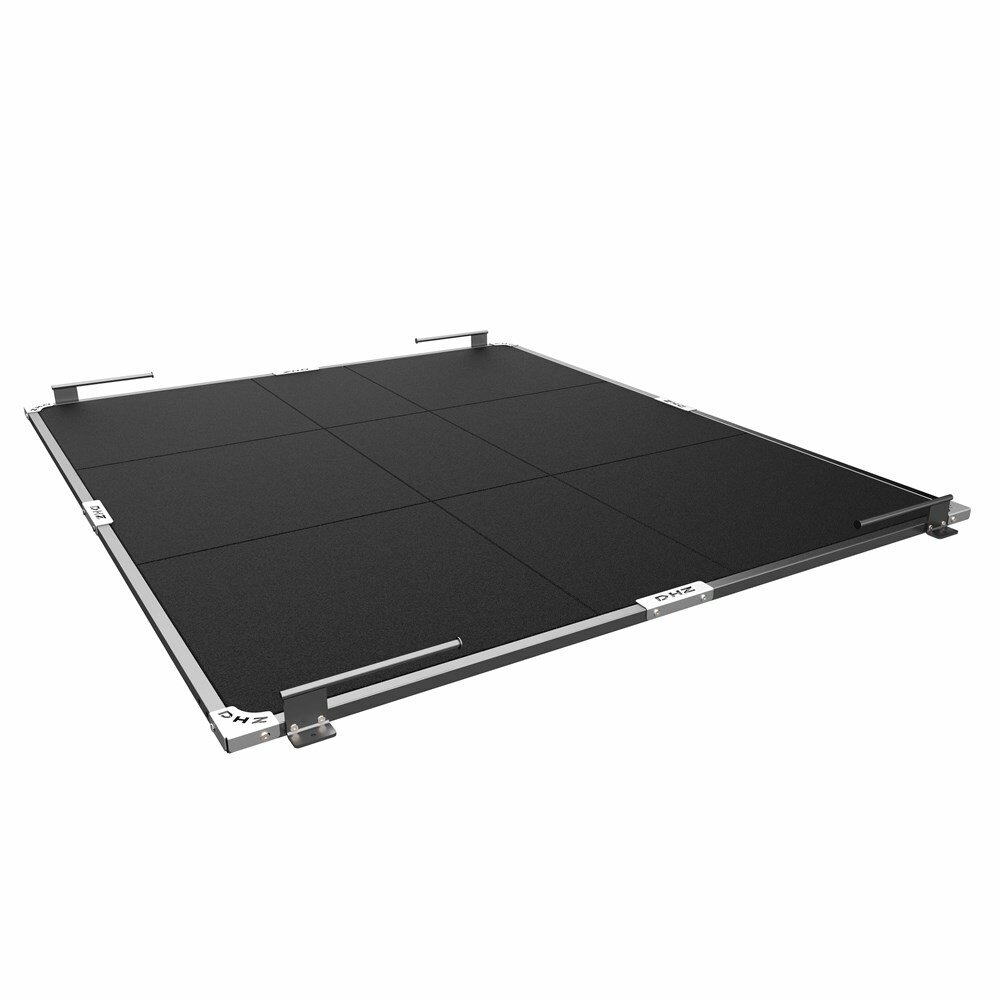 DHZ Fitness Помост тяжелоатлетический (резина) DHZ 2500х3000х40 мм