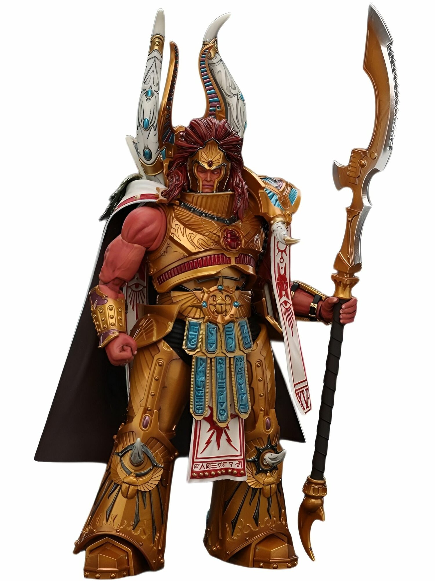 Подвижная фигурка JOYTOY Warhammer 30K Thousand sons Magnus the Red Primarch of the XVth Legion коллекция игрушек