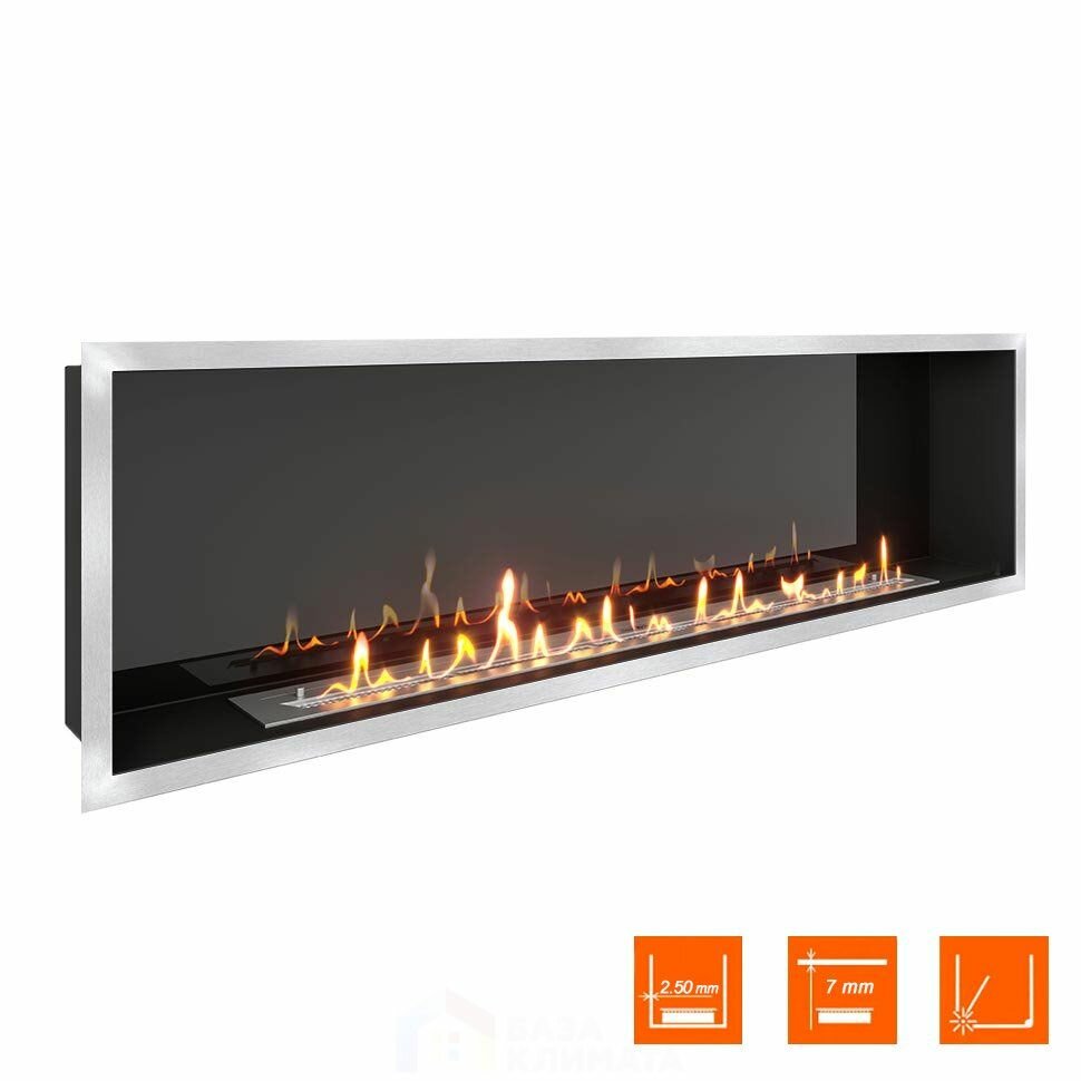 Биокамин встраиваемый SteelHeat LEADER-SH 1600 (Стемалит)