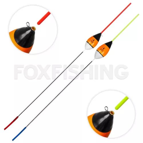 Поплавок Expert 202-61 2,5гр. 27см. 2шт. антенна 2мм. /цв. Красный+Шартрез