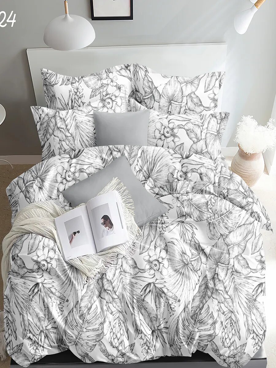 Постельное бельё Grafit, серый, бязь