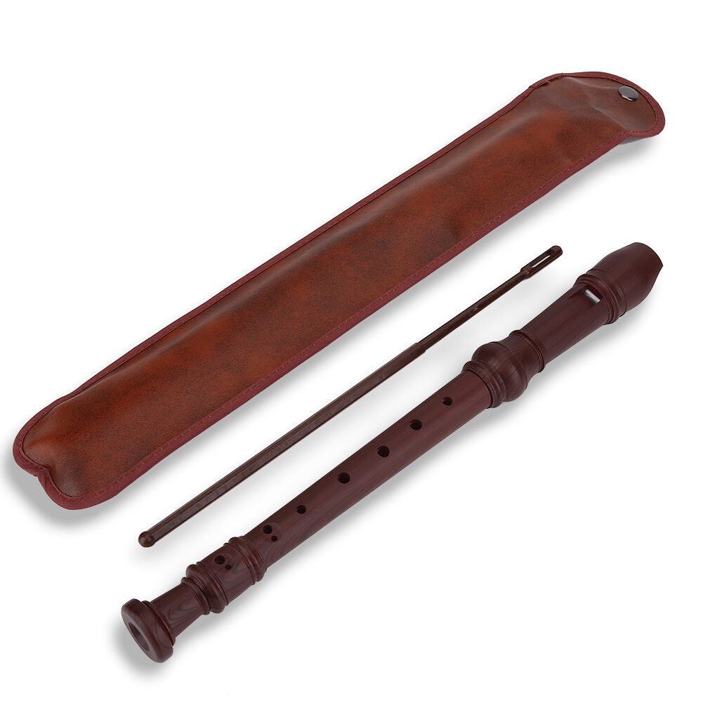 8 отверстий Высокого тона Сопрано Блокфлейта Флейта Пластиковые инструменты Трубка