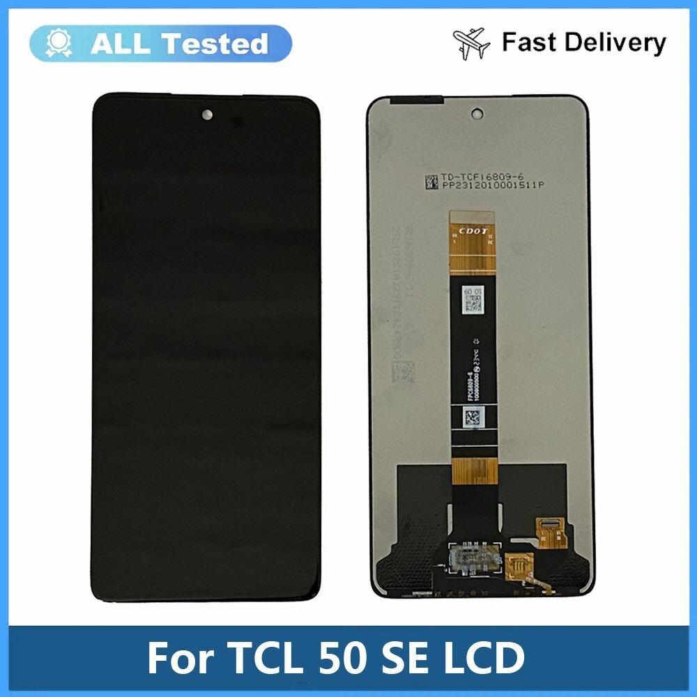 Дисплей для TCL 50 SE ; дисплей в сборе с сенсорным экраном; черный ; содержать инструментов