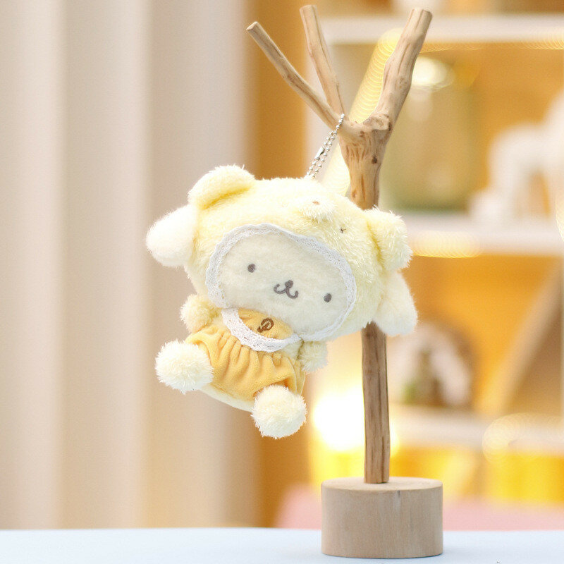 Plush cinnamon dog stuffed toy super soft adorable bear transformation for kids