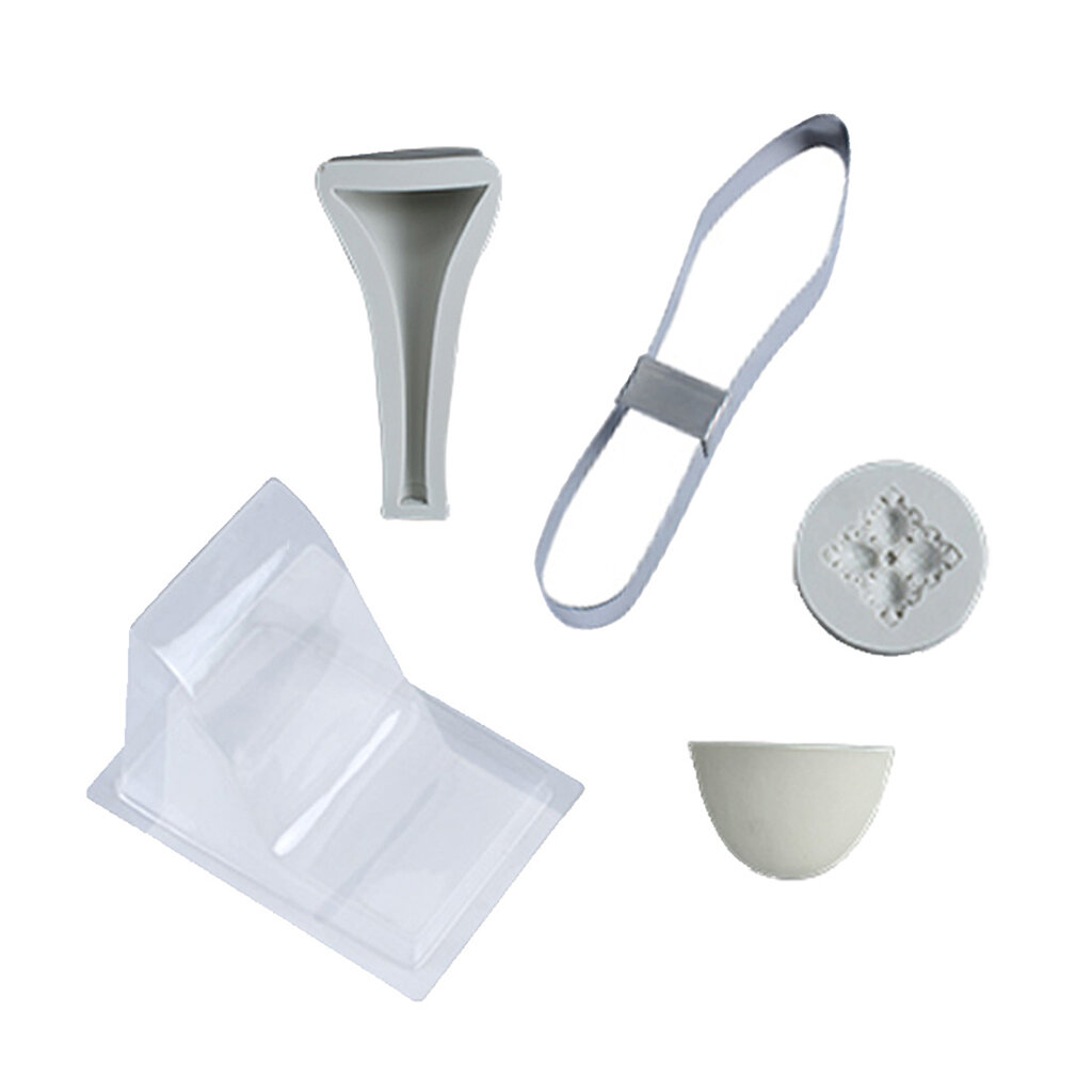 Sugarcraft Mould High Heel Shape Cookie Cutters Christmas Food-grade Silicone Cake Plunger Cutter Wedding Cake Decor