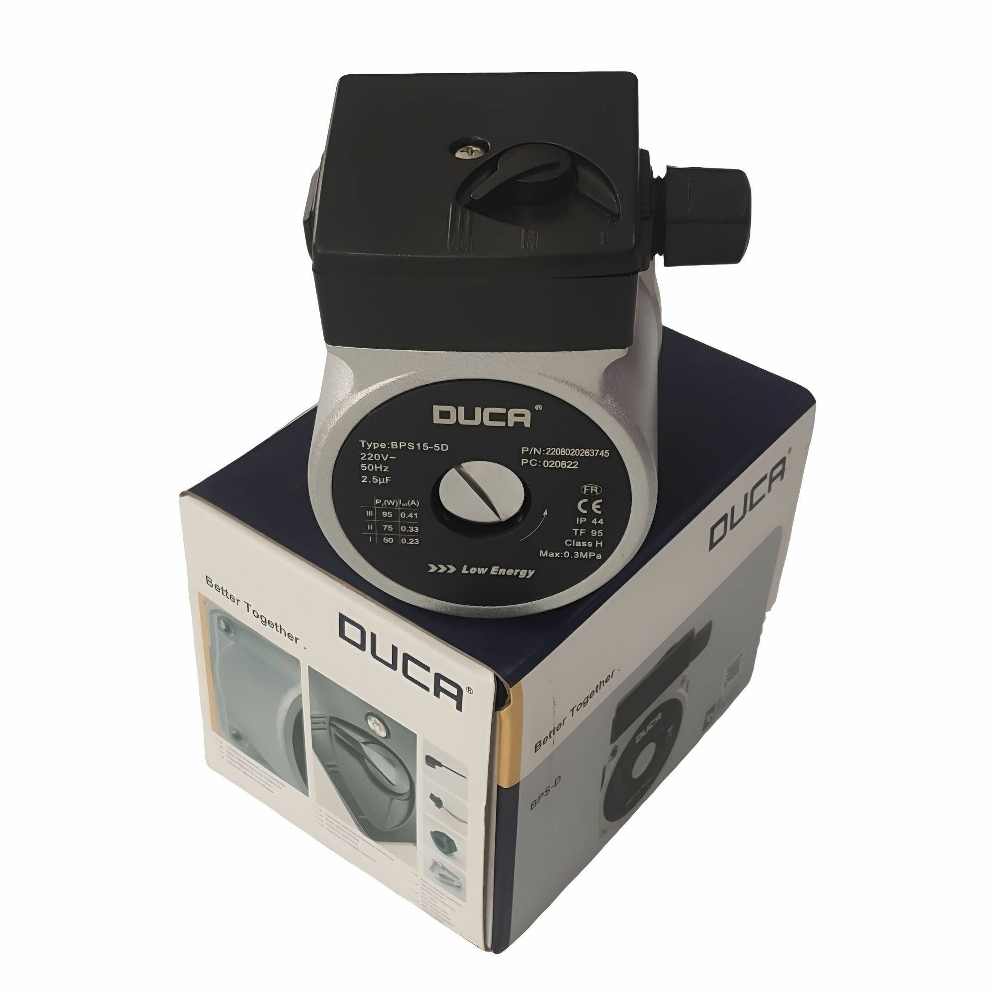 Циркуляционный насос (голова) DUCA BPS15-5D 95W (против часовой, широкий ротор) (аналог Grundfos 15-50 UPSO 75W) арт: СР.021