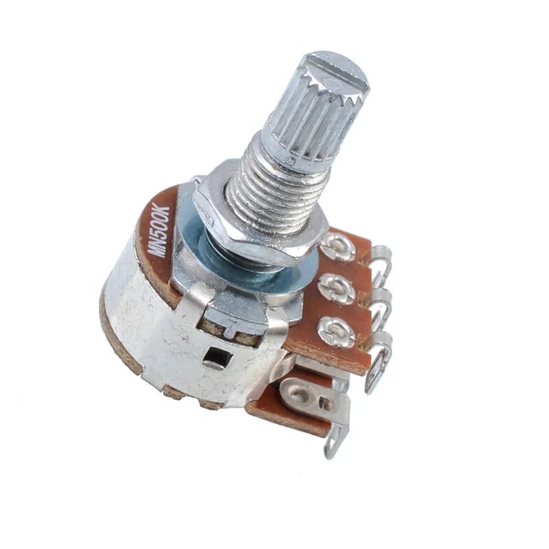 Двухслойный потенциометр MN25K/MN250K/MN500K для гитары и баса MN500K