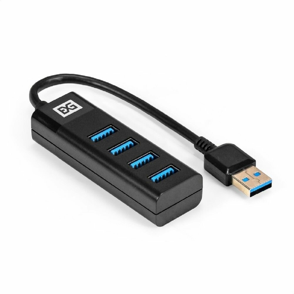 EXEGATE USB - хаб концентратор DUB - 4TP, EX296925RUS, Черный