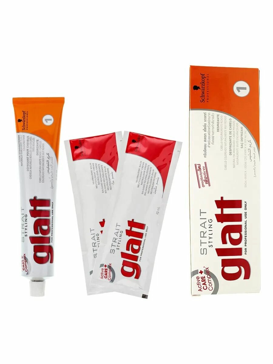 Для выпрямления вьющихся волос GLATT Strait №1 160мл