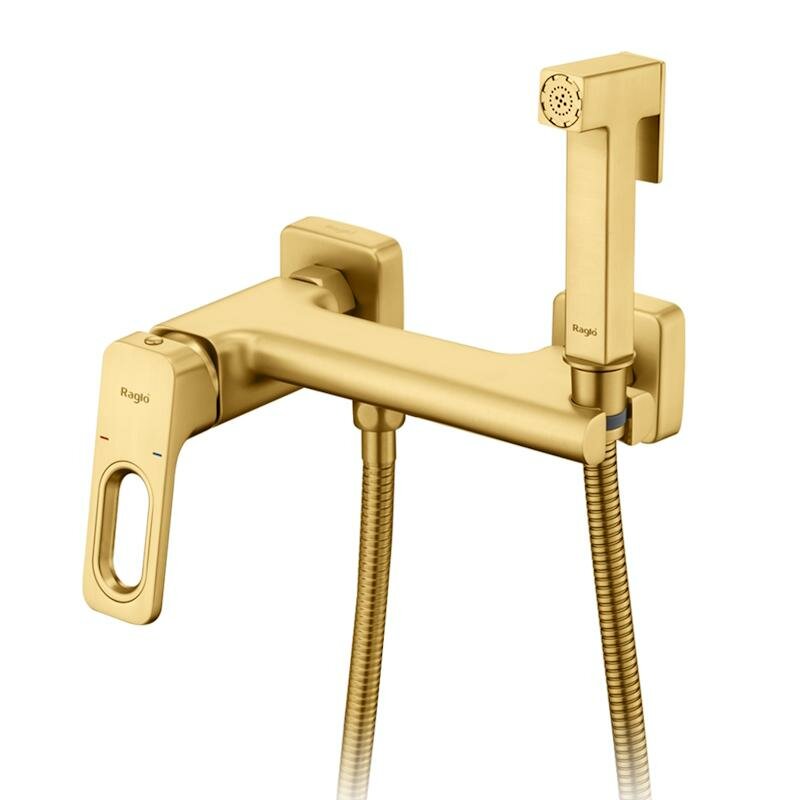 Гигиенический душ со смесителем Raglo R51.51.03 цвет Золото матовое