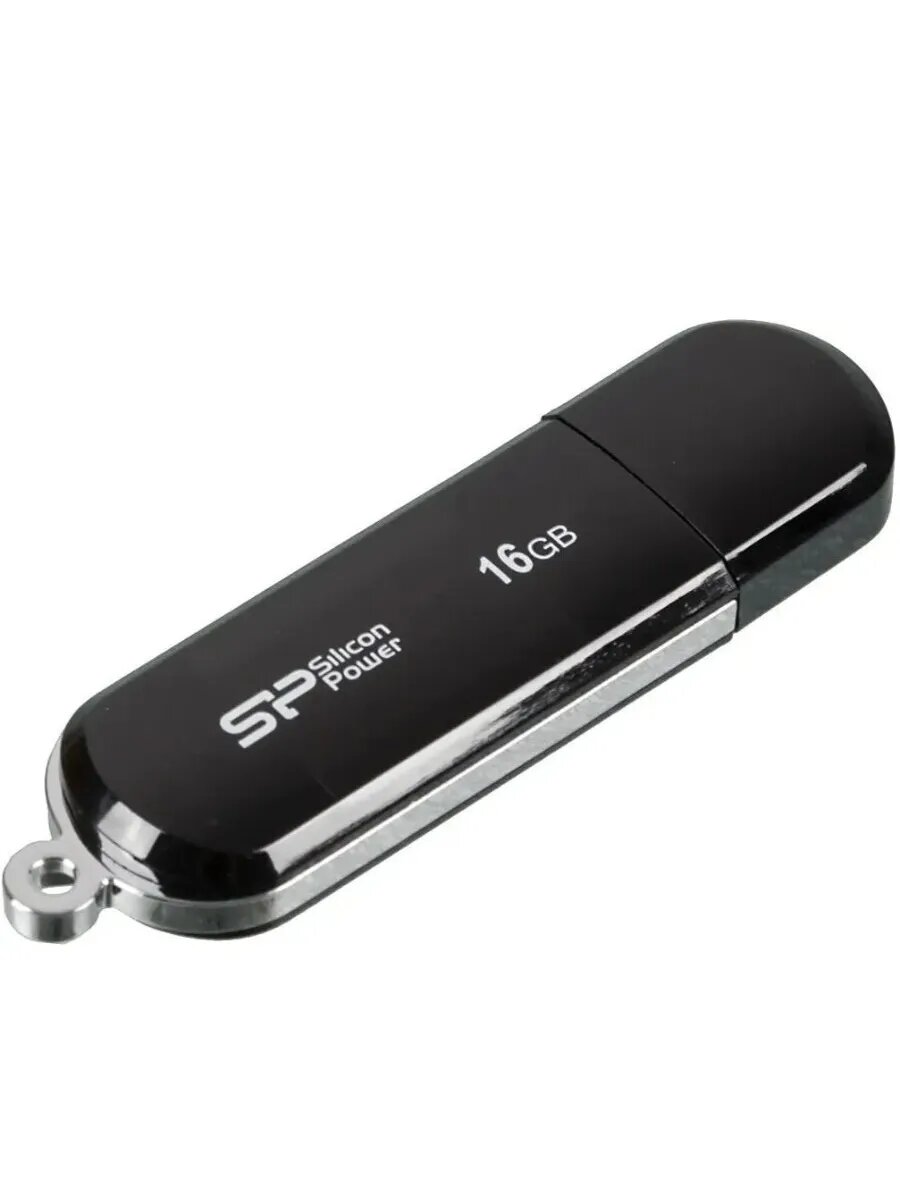 16 ГБ LuxMini 322 SP016GBUF2322V1K черный USB 2.0 A