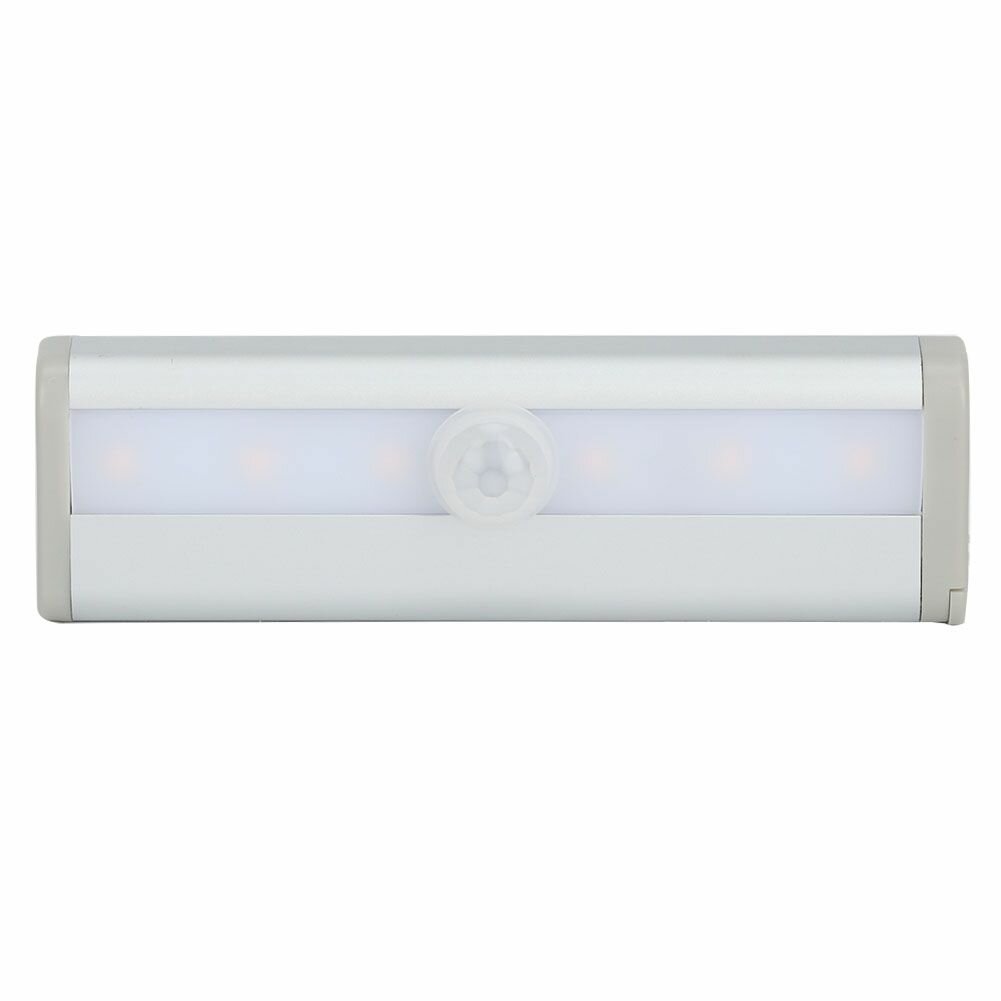 6 светодиодов, инфракрасный датчик движения, теплый белый свет, индукционная лампа для шкафа, ночное освещение шкафа