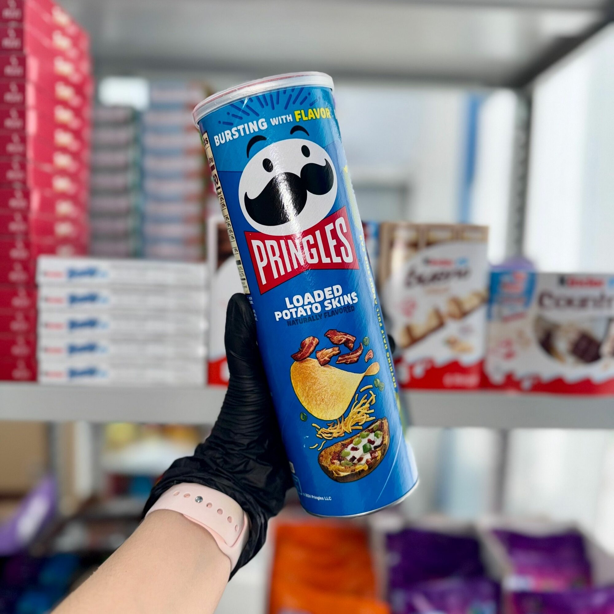 Картофельные чипсы Pringles Loaded Potato Skins/Принглс с Картофель с начинкой 158 гр.