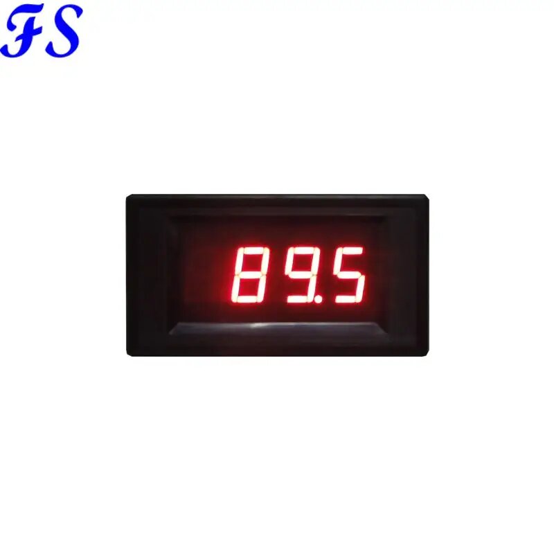 Светодиодный цифровой амперметр постоянного тока 0-100 А включает шунт 100 А 75 мВ Измеритель постоянного тока 0,56 дюйма Красный Синий Дисплей Тест положительный отрицательный