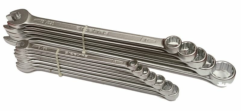 Набор ключей комбинированных 4в1 Торкс Е10-Е26 (8-22 мм) 12 предметов IZELTAS